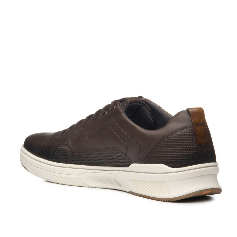 Sapatênis Pegada Masculino em Couro Brown 110602-02 - Pegada