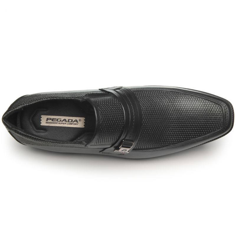 Sapato Social Pegada Masculino em Couro Preto 126504-01 - Pegada