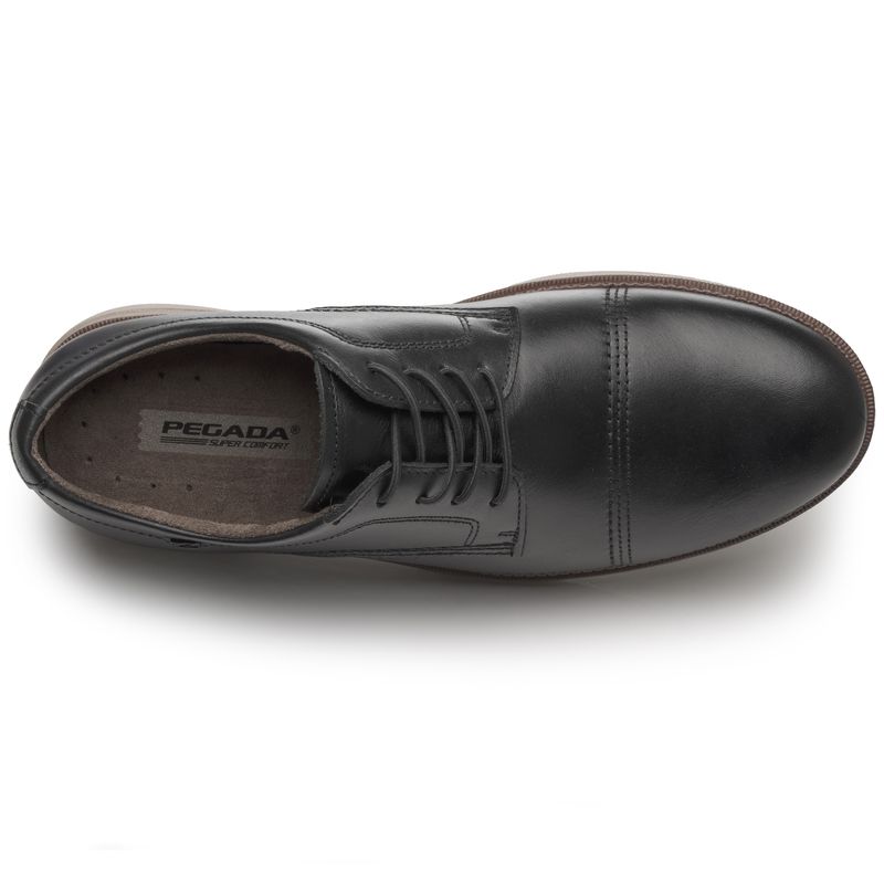 Sapato Casual Pegada Masculino em Couro Preto 126702-01 - Pegada