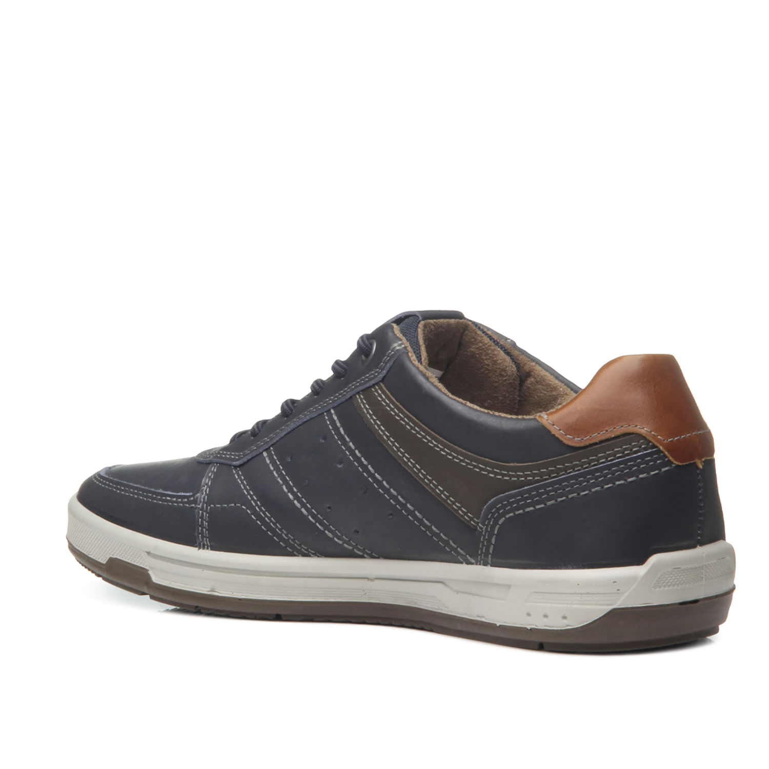 Sapatênis Pegada Masculino em Couro Blue 119407-04 - Pegada